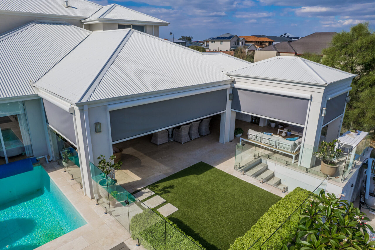 Slidetrack Outdoor Blinds Perth – Wind-Resistant Patio Blinds